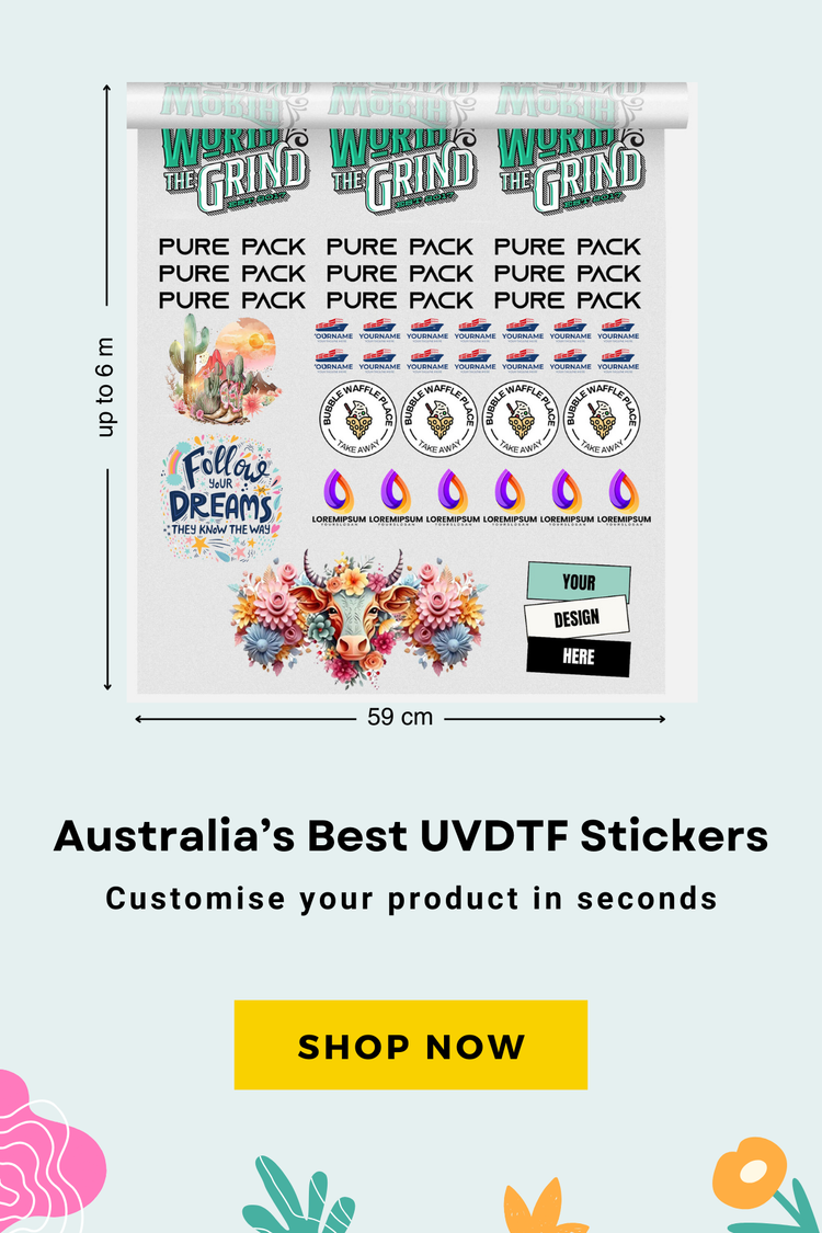 Australia's Best UVDTF Sticker and DTF Heat Transfer | Pure Pack